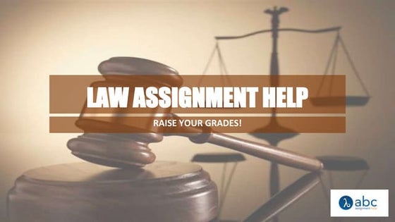 Law assignment help | PPT
