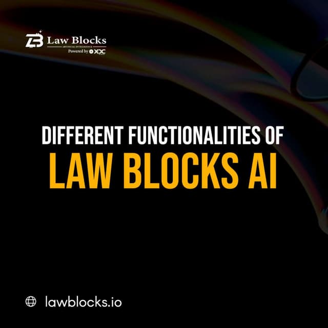 Law Blocks AI - Key Features and Functionalities | PDF