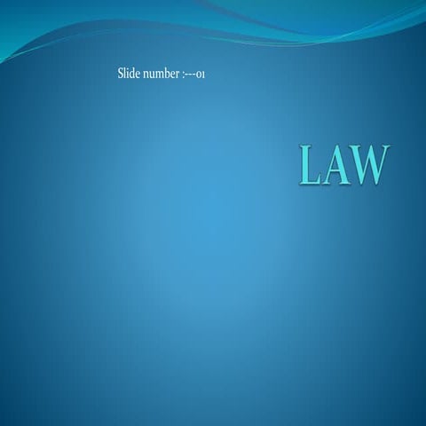 CHAPTER ONE LAW | PPTX | Legal Services Industry | Industries