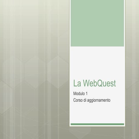 La web quest 18 11 2015 | PPTX
