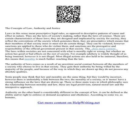 Sample Law Essays | PDF