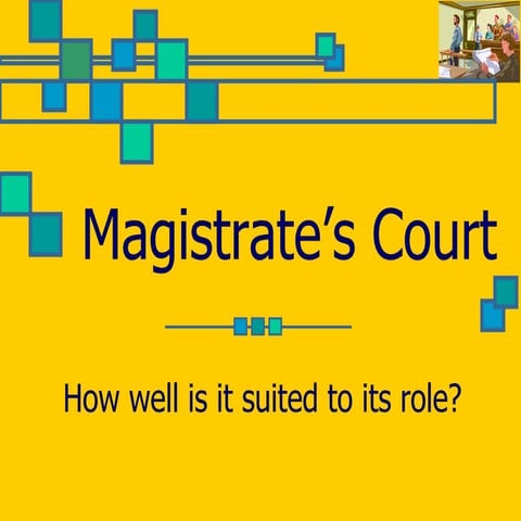 Lay people and magistrates full powerpoint | PPT