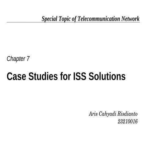 Lawful Interception Case Studies for ISS Solutions | PPT