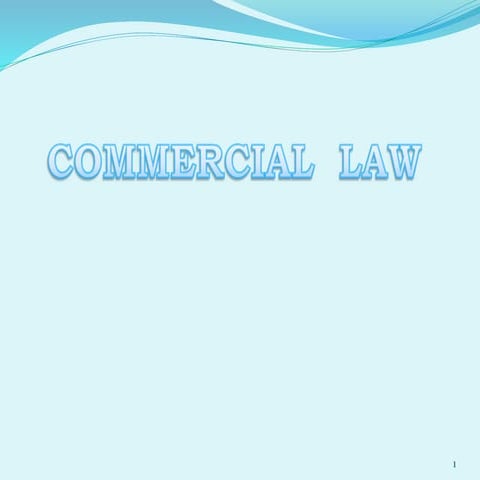 COMMERCIAL LAW | PPTX