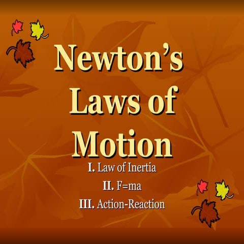 the different laws of motion by Isaac Newton.ppt