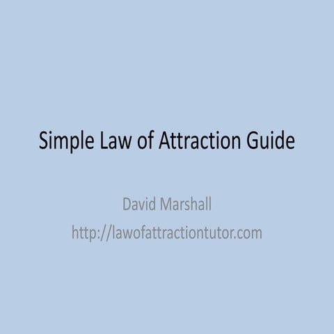 The Law of Attraction | PPT
