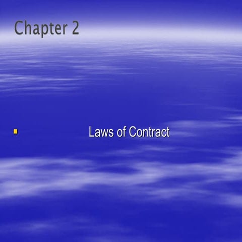 Law of Contract | PDF