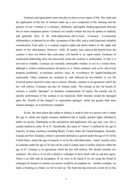 Capacity to contract | PPT