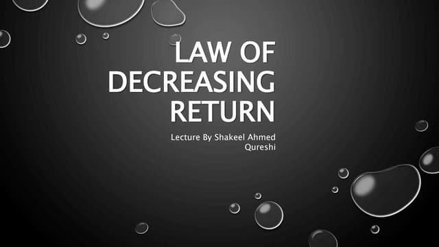 Law of Equi Marginal Utility | PPTX