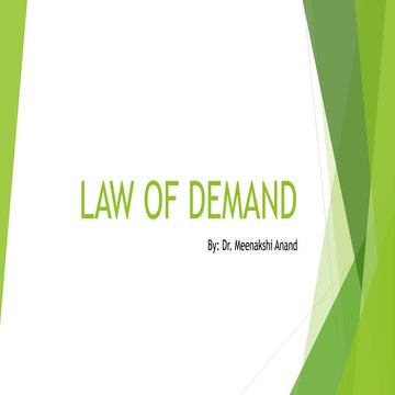 Law of demand | PPT