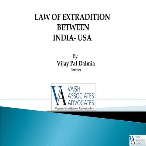 Law of Extradition in India | PPT