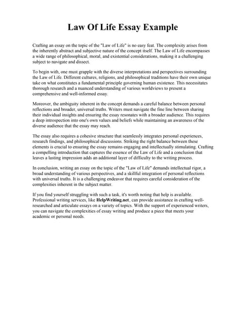 Laws Of Life Essay Examples.pdf