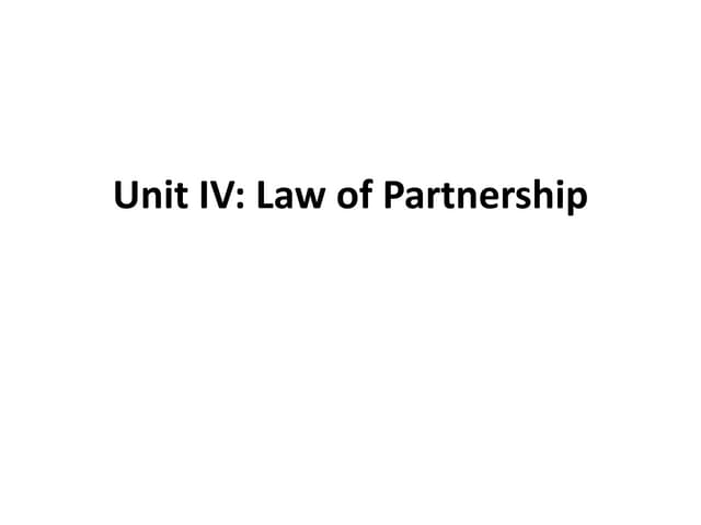 Rights ,duties and liabilities of partners in partnership | PPTX