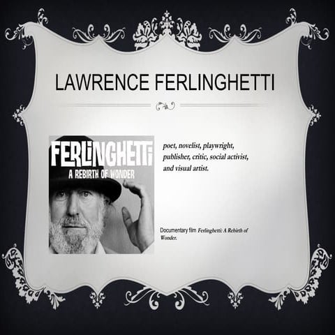 Lawrence ferlinghetti | PPT