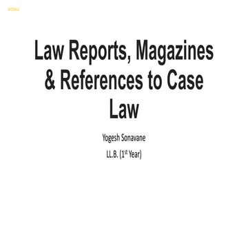 Magazines & References to LR presentation | PPTX