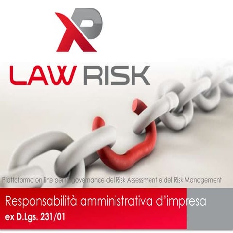 Law Risk, Software per la gestione del D.Lgs 231/01 | PPTX