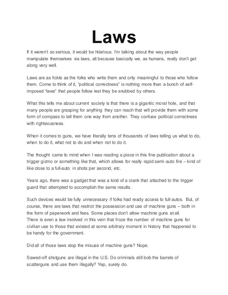 Laws laws