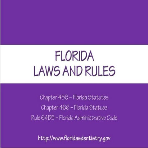 Florida statutes laws and Rules pdf……….. | PDF