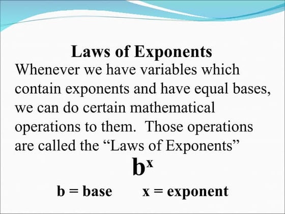 Radical and exponents (2) | PPTX