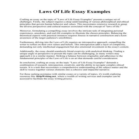 Laws Of Life Essay Examples.pdf