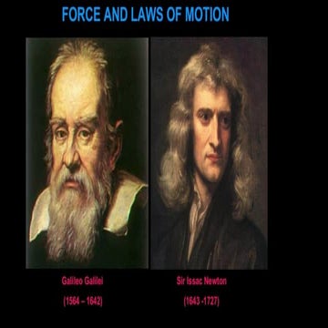 laws of motion power point presentation | PPTX