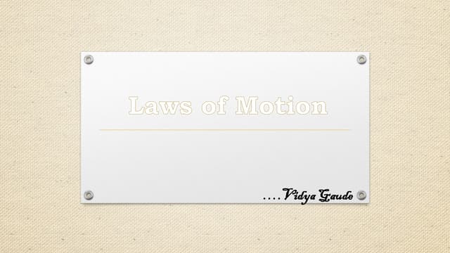 L12-Newtons-Law-of-Motion.pptx yooyoyooy | PPTX