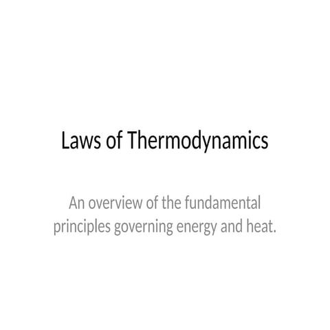 laws of thermodynamics with complete explanation | PPTX