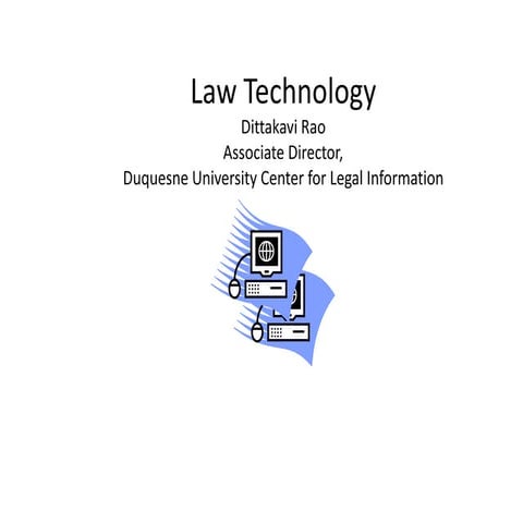 Law technology | PPTX