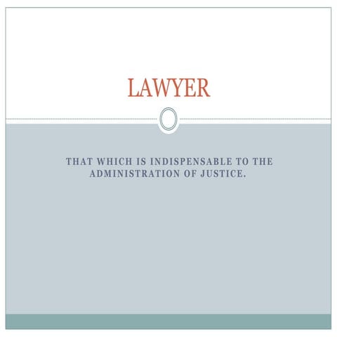 Lawyer | PPTX