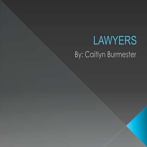 Lawyers | PPT