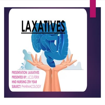 LAXATIVES | PPTX