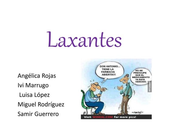 Laxantes. | PPT