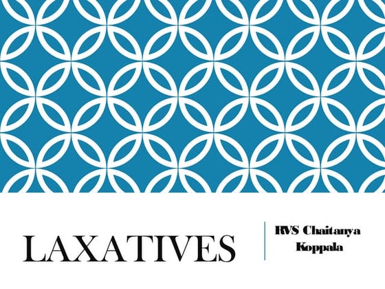laxatives | PPT