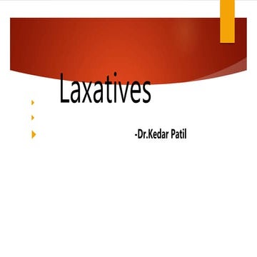 Laxatives | PPTX