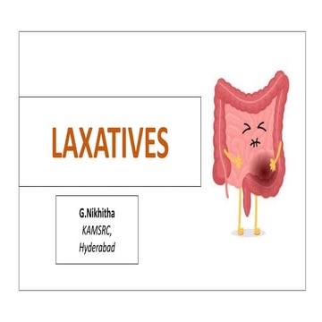 Laxatives purgatives | PPTX