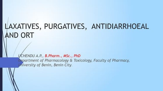 Laxatives and Purgatives | PPT | Digestive Disorders | Diseases and ...