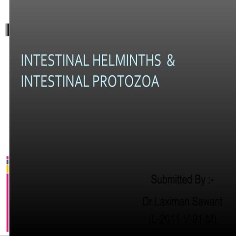 Introduction of helminthology | PPTX