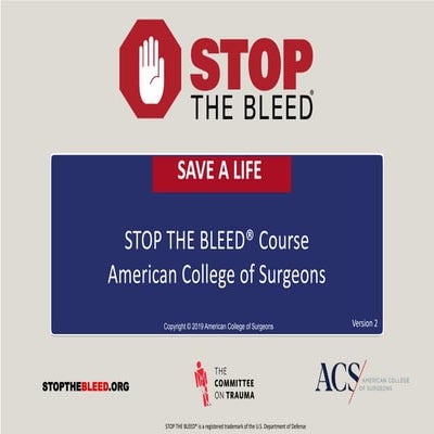 Stop Bleed Course | PPT