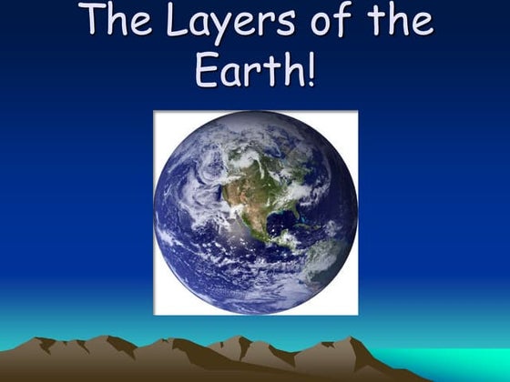 Mechanical layers of the earth | PPTX | Geology | Science