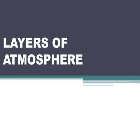 Layers of Atmosphere - Science Grade 7.pptx