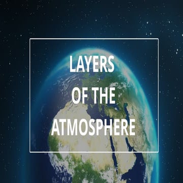 Layers of Atmosphere - Science Grade 7.pptx