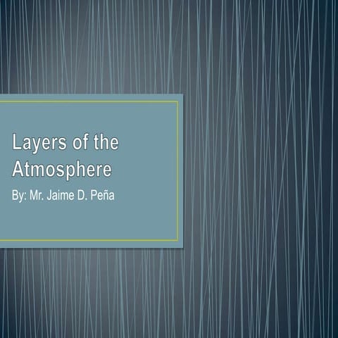 Layers of the atmosphere | PPT