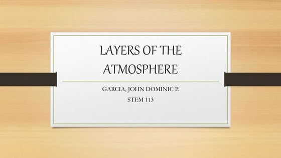 Atmosphere | PPT