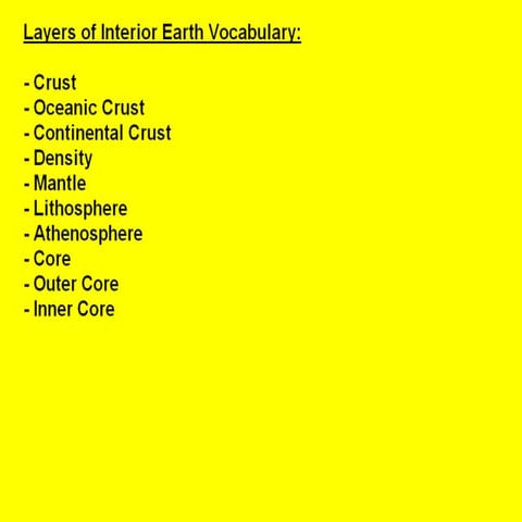 Layers of the earth | PPT