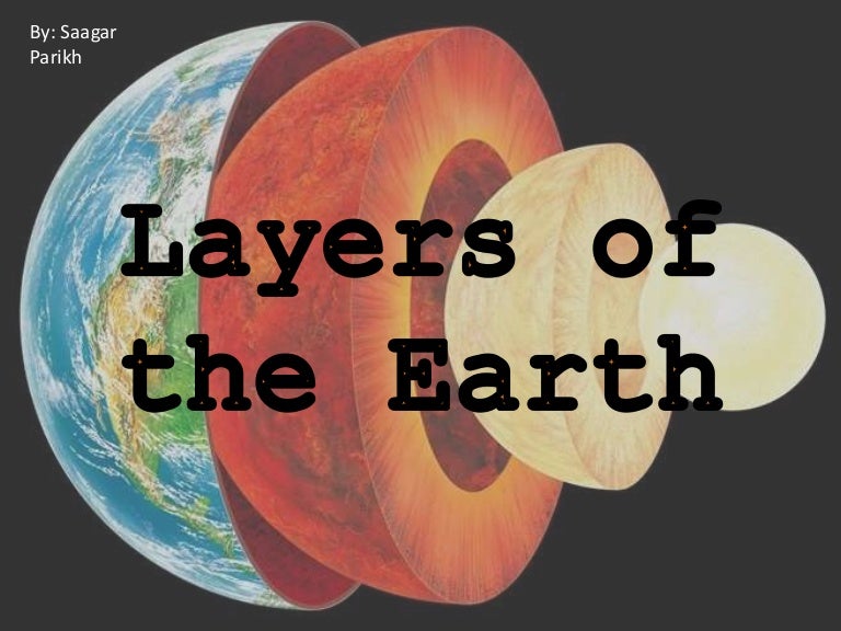 Layers of the earth