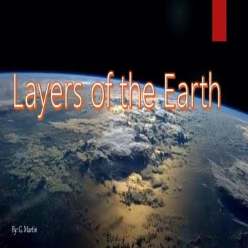 Layers of the earth | PPT
