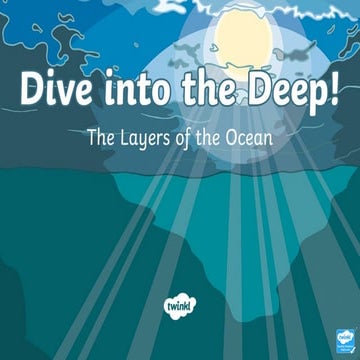 Layers of the Ocean This is a PPT that starts to explain the vocabulary ...