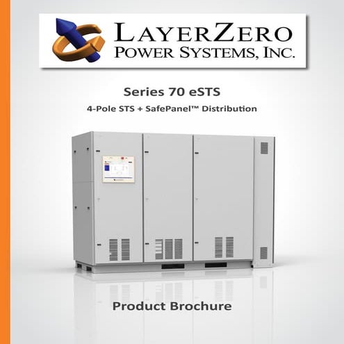 LayerZero 4-Pole eSTS Static Transfer Switch with SafePanel ...