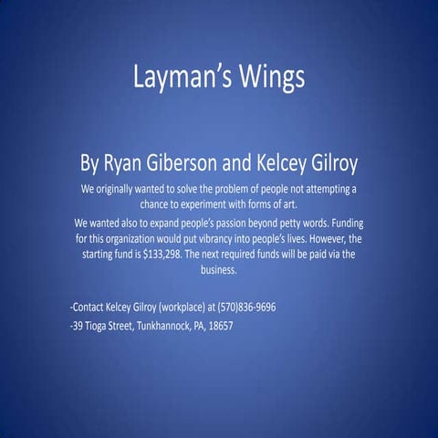 Laymans wings powerpoint | PPT