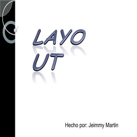 El layout | PPTX